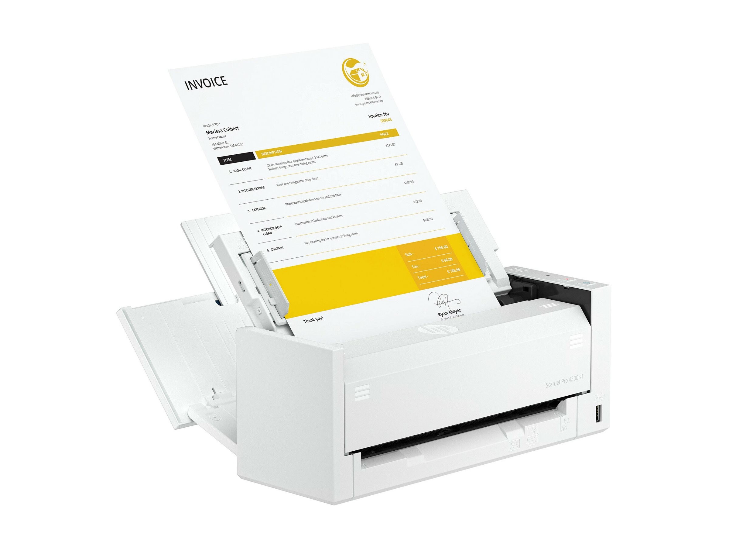 HP Scanjet Pro 4200 s1 - document scanner - desktop - USB 3.0 | AS ...