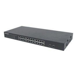 Intellinet 24-Port Gigabit Ethernet Switch with 2 SFP Ports, 24 x 10 ...