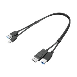 Lenovo Dual Head - display / USB cable kit - USB Type A, DisplayPort to ...