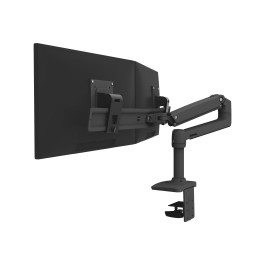 Ergotron LX mounting kit - for 2 LCD displays - dual direct - matte ...