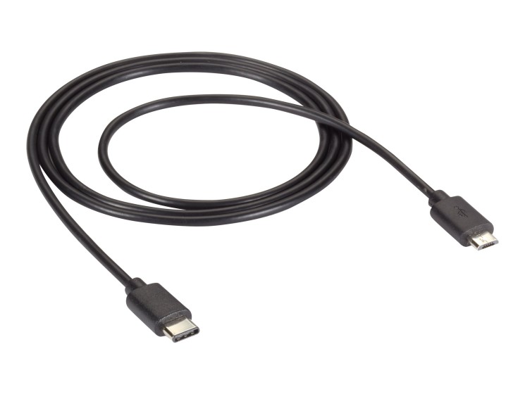 Black Box - USB-C cable - Micro-USB Type B to 24 pin USB-C - 1 m | AS ...