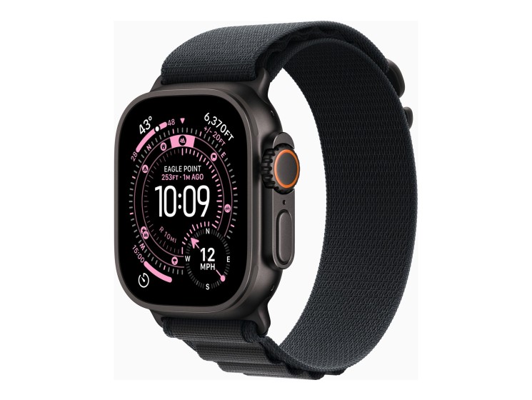 Apple Watch Ultra 3 GPS + Cellular 49mm Black Titanium Case with Black ...