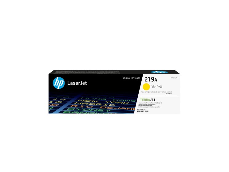 HP 219A - yellow - original - LaserJet - toner cartridge (W2192A) | AS ...