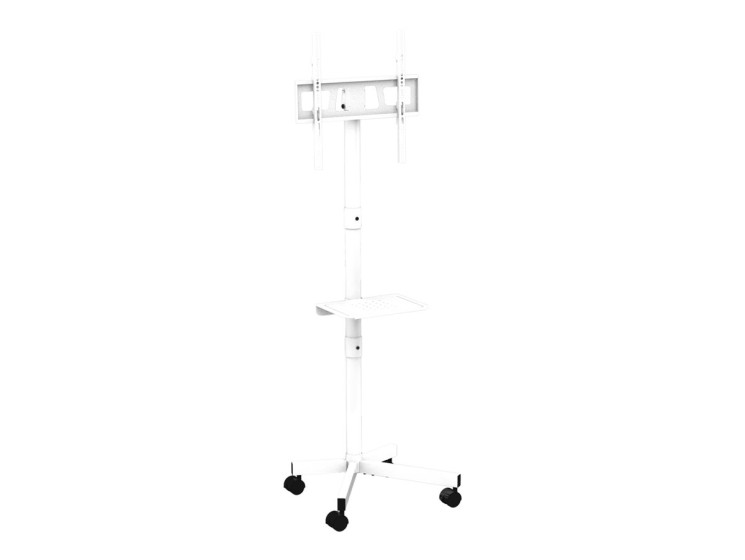Gembird cart - for TV - with caster wheels, tilt - white | AS Capital ...